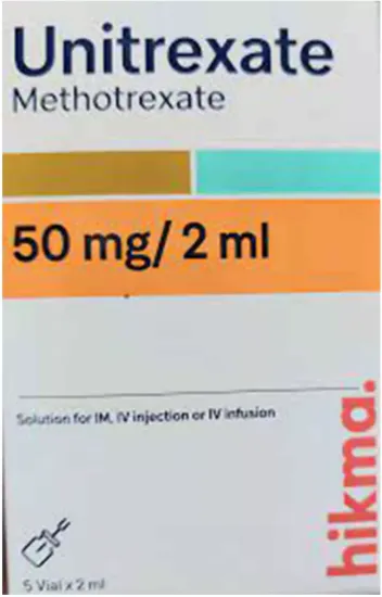 PharmaLink. UNITREXATE 50 MG 5 VIALS I.M. I.V.