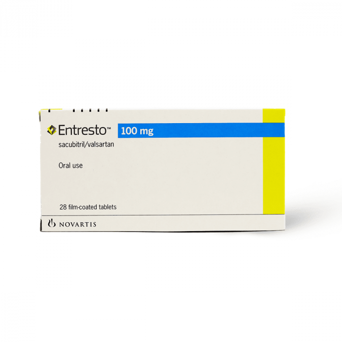 ENTRESTO 100 MG (49/51 MG) 28 F.C.TAB :: PharmaLink